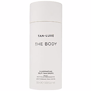 TAN-LUXE The Body - Illuminating Self-Tan Drops, 50ml - Cruelty & Toxin Free - Light/Medium