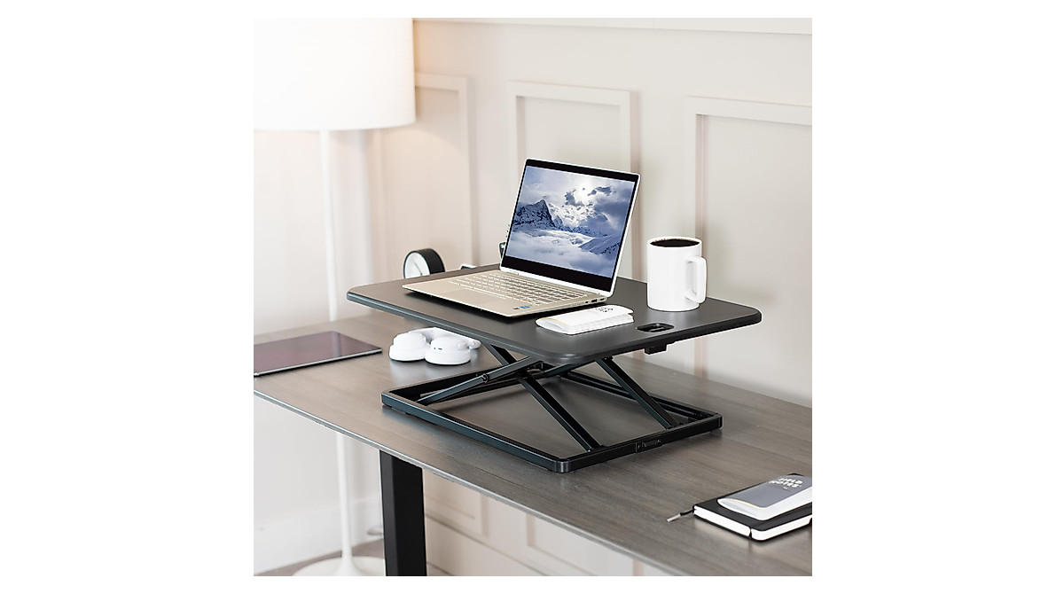 VIVO Ultra-Slim Adjustable Desk Riser for Ergonomic Work