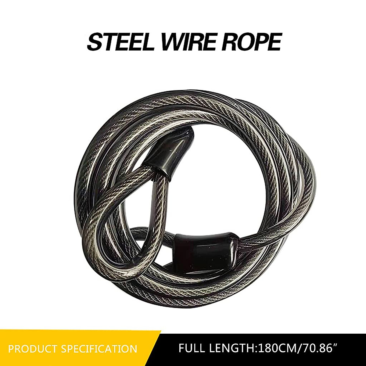 Bike Cable Lock Bike Locks Cable Lock Coiled Secure Keys Bike Lock Great Performance Bike Steel Cable