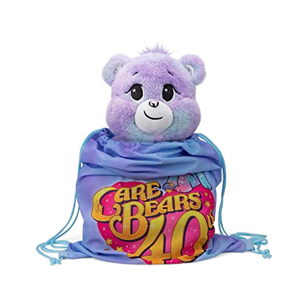 Care Bears Care-a-Lot Bear, 40th Anniversary Slumber Party Set - Amazon Exclusive