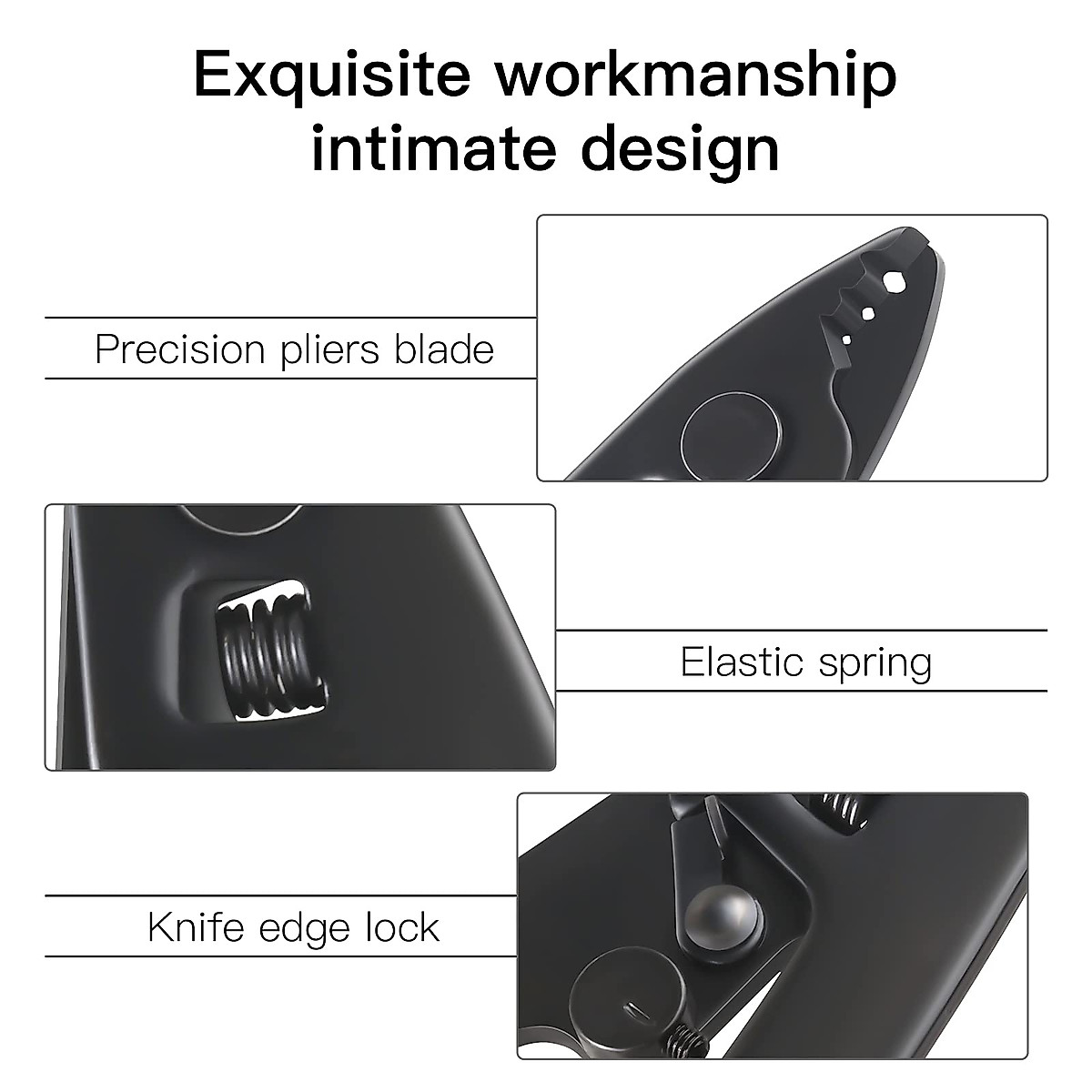 2 Pieces CFS-3 Fiber Optic Stripper 3 Port Hole Fiber Optic Stripping Tool with 6" handle - Hex Key Adjustable For Jacket, Buffer, and 125μm-250μm Coating Stripping