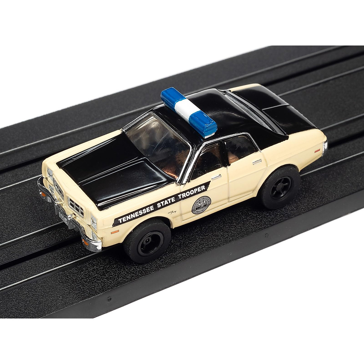Auto World Xtraction SC397-1 1978 Plymouth Fury Tennessee State Trooper HO Scale Slot Car