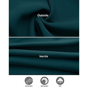 Bodhi talk Dresses for Women 2023 Wedding Guest Boat Neck Solid Color Casual Chiffon Dress Sleeveless Cape Dresses Peacock Green Large