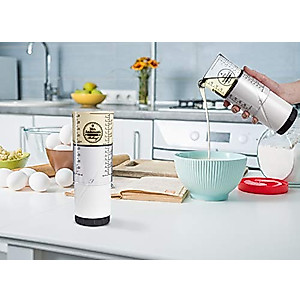 Mrs. Anderson's Baking 42017 Adjustable Liquid and Dry Measuring Cup, 16-Ounce Capacity, Clear Cylinder