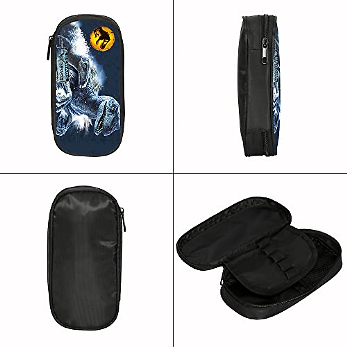 SYLRVIA 3Pcs Boys Dinosaur Backpack Set with Lunch Bag Pencil Case, School Book Bag for Elementary Kids (Pattern5)