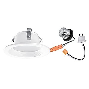 Globe Electric 91152 Retrofit Recessed Lighting, 4", White