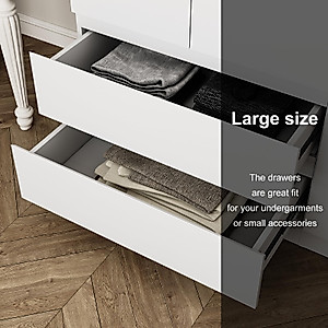 Jiaoun 78.74" 4-Door Armoire Wardrobe Closet, with Drawers and Shelves,Armoires and Wardrobes with Hanging Rod, Wooden Wardrobe Closet（White） 63" L x 20.39" W x 78.74" H