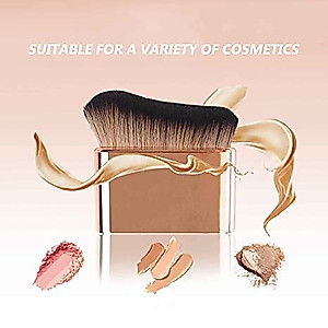 Siren Makeup Brush, Because Pro Siren Brush, Foundation Brush for Liquid Makeup, Foundation Makeup Brush, Cream or Flawless Powder Cosmetics (rose gold)