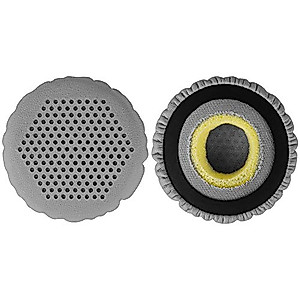 Geekria QuickFit Perforated Replacement Ear Pads for Edifier W675BT, W670BT, W570BT Headphones Earpads, Headset Ear Cushion Repair Parts (Grey)