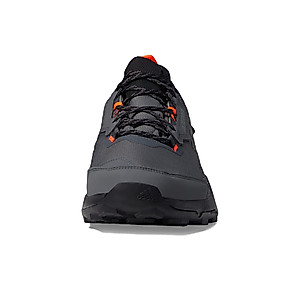 adidas Men's Terrex AX4 GORE-TEX Hiking Sneaker, Grey/Grey/Solar Red, 11