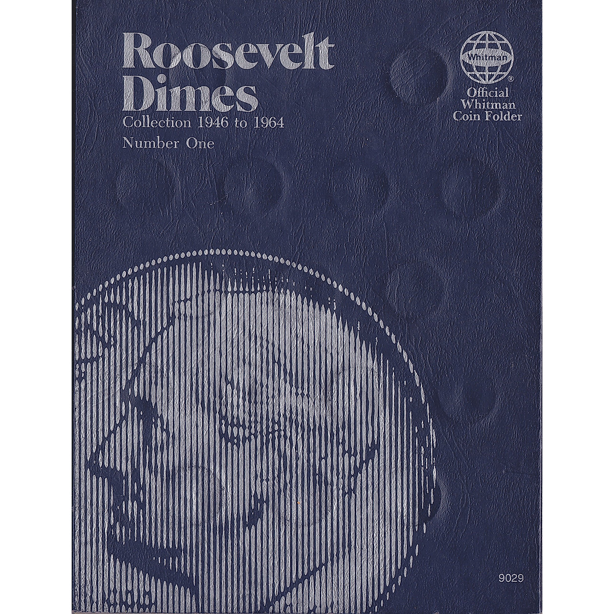 1946-1964 Roosevelt Dime Trifold Whitman No 9029 Coin; Album, Binder, Board, Book, Collection, Folder, Holder, Page, Portfolio, Publication, Set, Volume