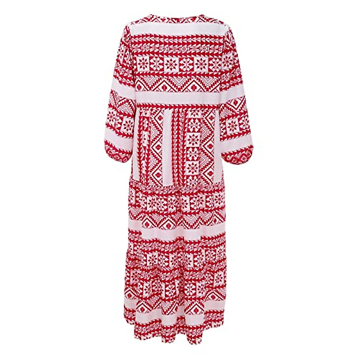 Orange Dress Dress Floral midi Print Dress Turtleneck Calf Length Dresses for Women Elastic Waist Vestidos de Mujer rojos Cortos Puff Sleeve Cardigan for Women Dressy Ladies Winter Dresses for