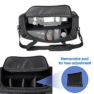 SVBONY SV212 Multipurpose Telescope Bag, Shock-Absorbing Telescope Case with Adjustable Shoulder Strap and Hand-Carry Strap for Optical Tubes Accessories