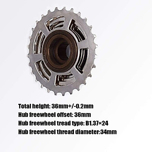 7 Speed Freewheel 14-28 Sprocket Ebike