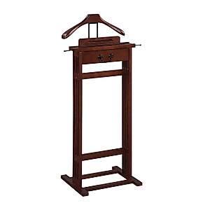 Proman Products VL16188 Wardrobe Valet, Walnut