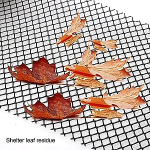 Leefasy Leaf Guard Mesh Roof Leaf Guard Mesh Strainer Anti Clogging with Fixed Hooks Drains Filter Strainer Gutter Protector Screen for Yard
