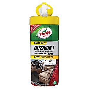 TURTLEWAX 50648 Quick And Easy Interior 1 Multi-Purpose Cleaning Wipes