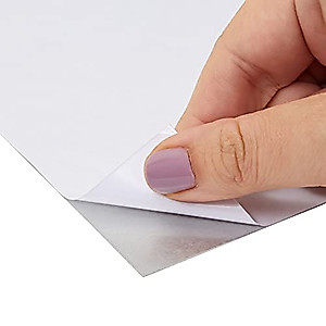 4 Pack No Smoking Signs for Businesses, Aluminum Metal Sticker for Restaurants, Public Spaces, Self-Adhesive (5.5 x 5.5 In)