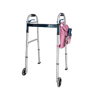 Universal 5-Pocket 11"x11" Walker Side Pouch (Pink)