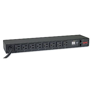 APC Rack PDU, Metered, 1U, 15A, 100/120V, (8) 5-15 (AP7800B)
