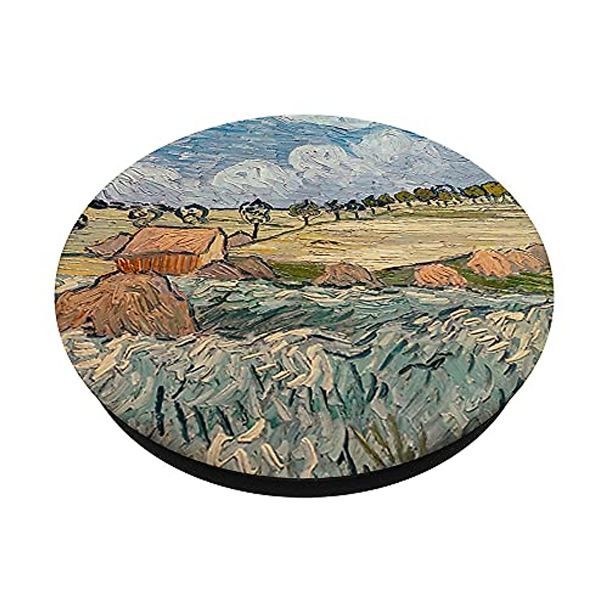 Van Gogh Plain near Auvers Modern Art Painting Phone Cover PopSockets Swappable PopGrip