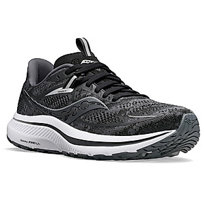 Saucony Omni 21 Women's Running Shoe, Black/White, 9.5