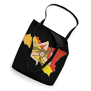 Sicilian Flag Sicily Trinacria Tote Bag