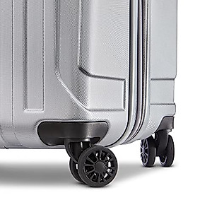 Samsonite Hardside Spinner Wheel Luggage, Silver, 2-Piece Set