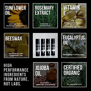 RUGGED & DAPPER - Hydration Remedy Lip Balm, Age Defense Face Moisturizer and Daily Power Scrub Facial Cleanser