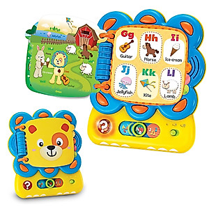 Words and ABC Learning for Toddlers 1-3 Years Old with Chapa The Lion Alphabet Book - Interactive Sound Book with Melodies, Fun Sounds & Light for Early Education and Development