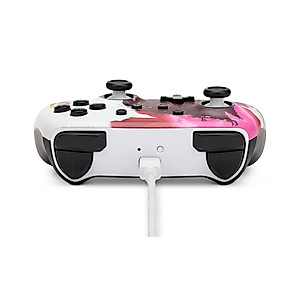 PowerA Enhanced Wireless Controller for Nintendo Switch - Blood Moon Zelda, Nintendo Switch Lite, Gamepad, Game Controller, Bluetooth Controller, Rechargeable - Nintendo Switch