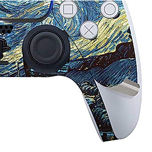 Skinit Decal Gaming Skin Compatible with PS5 Controller - Officially Licensed Van Gogh - The Starry Night by Van Gogh Design