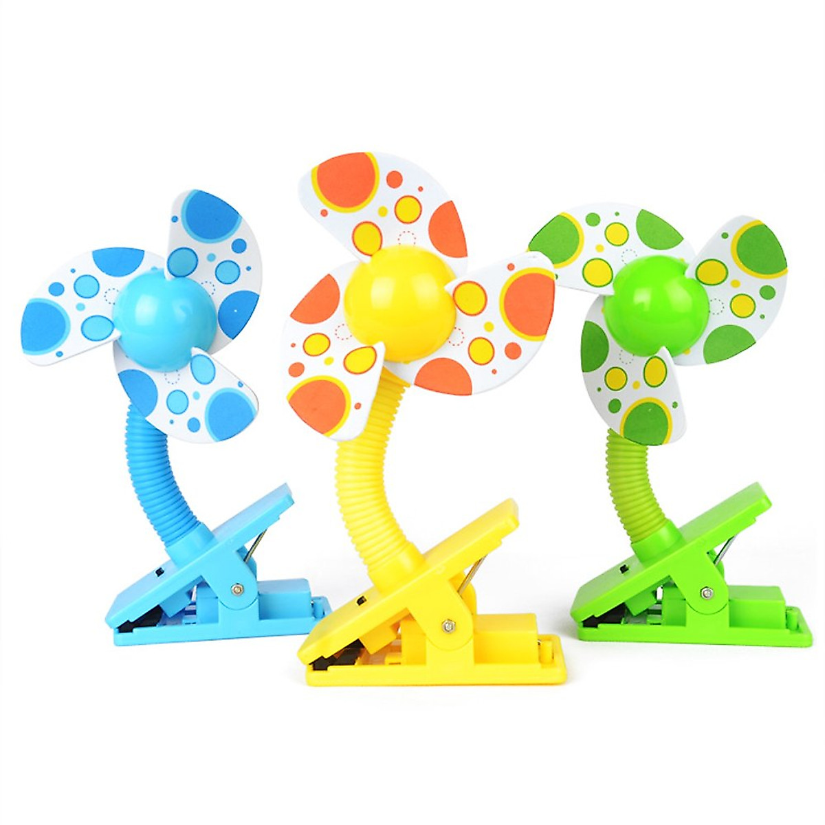 Sealike USB Clip-on Baby Mini Stroller Fan for Strollers Baby Cots Playpens with Stylus