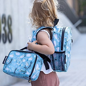 Urban Infant Kids Packie Backpack – Preschool Daycare Lightweight Bag – Sized perfectly for Toddler Boys and Girls – Ideal for Travel and PreK - Poppies