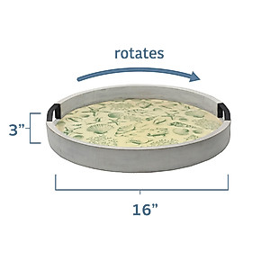 Pfaltzgraff Round Wood Lazy Susan Gabriela, Assorted