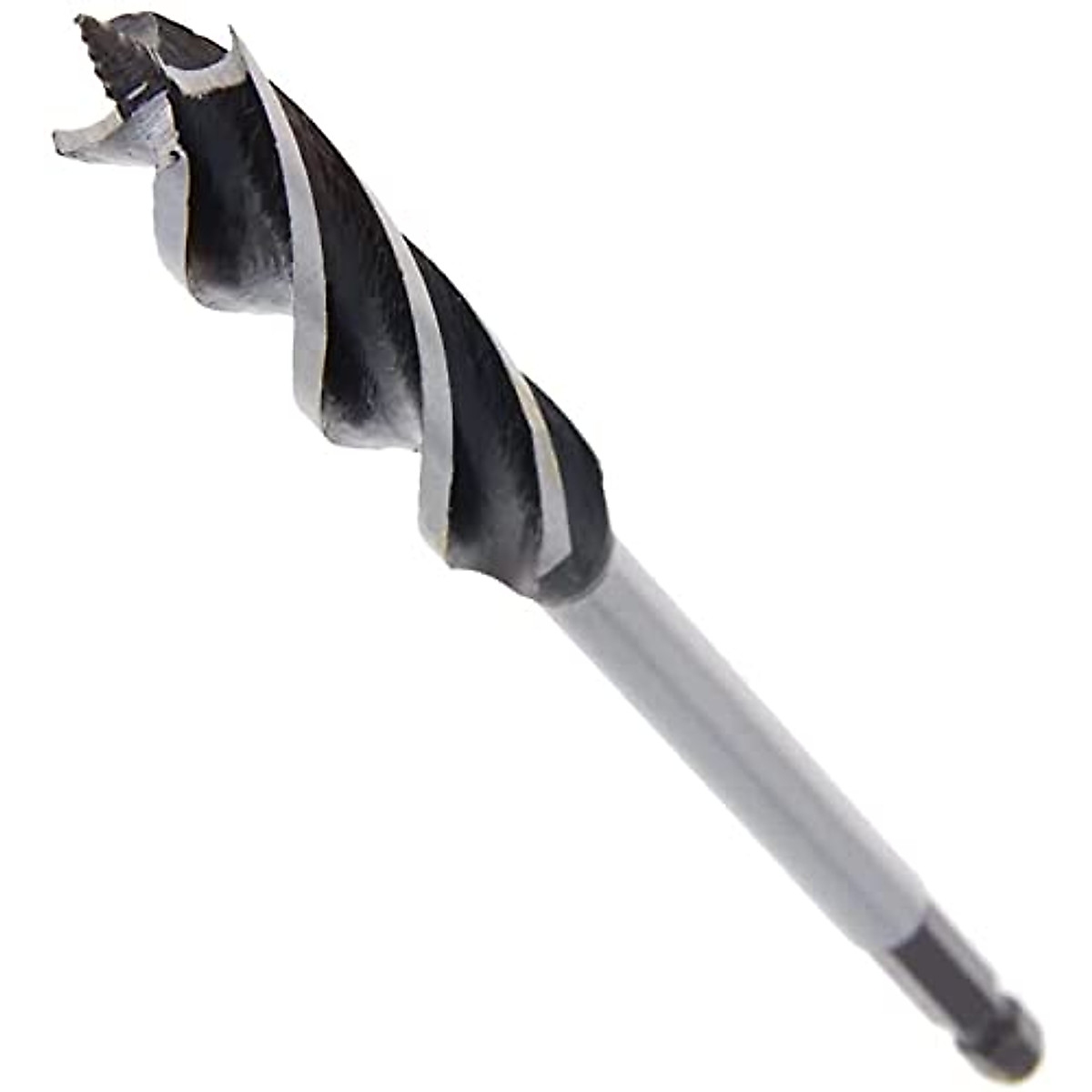 Auniwaig Auger Drill Bit Wood Hex Shank 14mm Cutting Dia High Speed Steel for Electric Bench Drill Woodworkingpentry