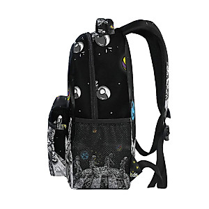 Space Astronaut Backpacks Travel Laptop Daypack School Bags for Teens Men Women