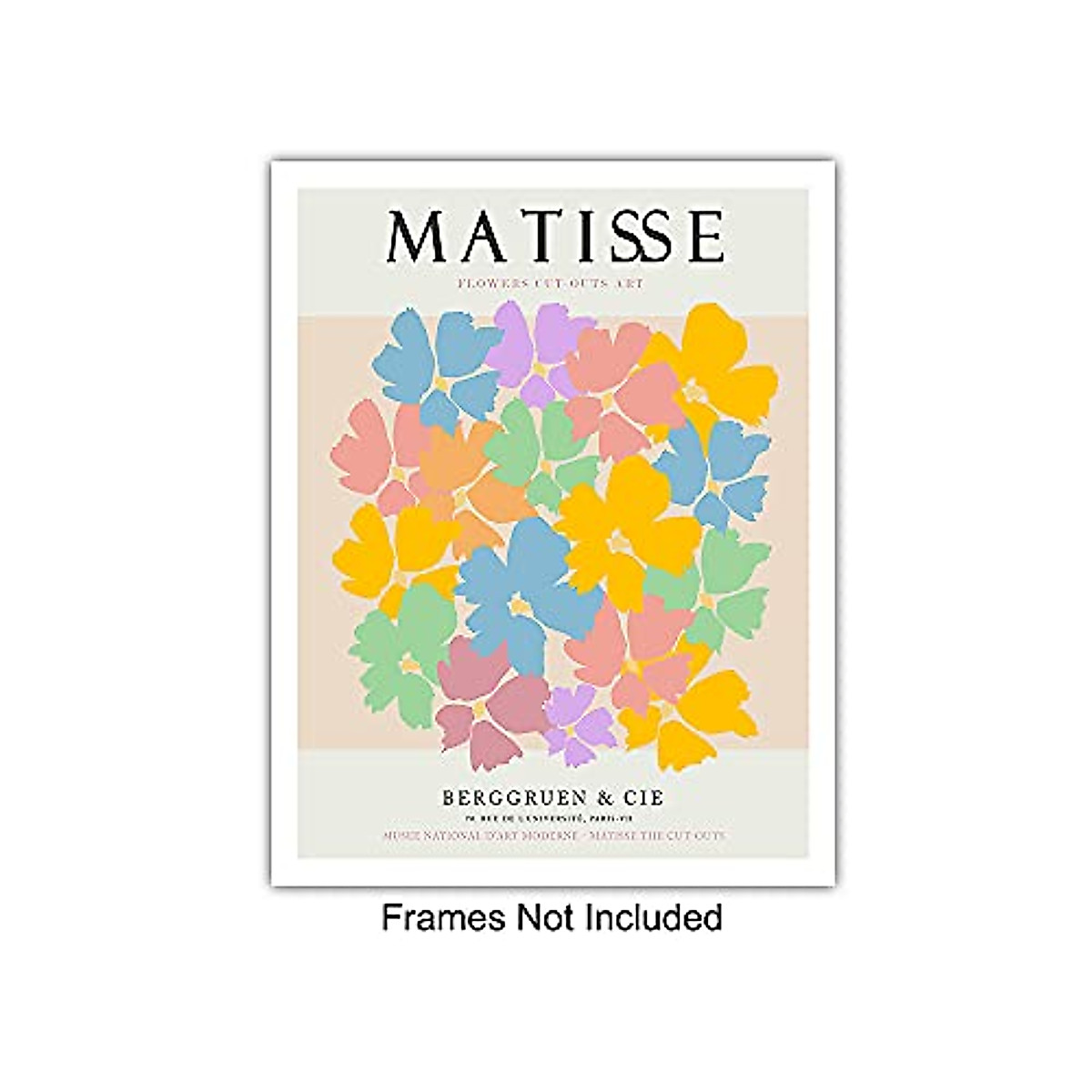 Matisse Wall Art & Decor Poster Set - 8x10 Abstract Minimalist Wall Art Prints - Mid Century Modern Gifts - Aesthetic Pictures - Contemporary Art - Gallery Wall Art - Museum Poster - Henri Matisse