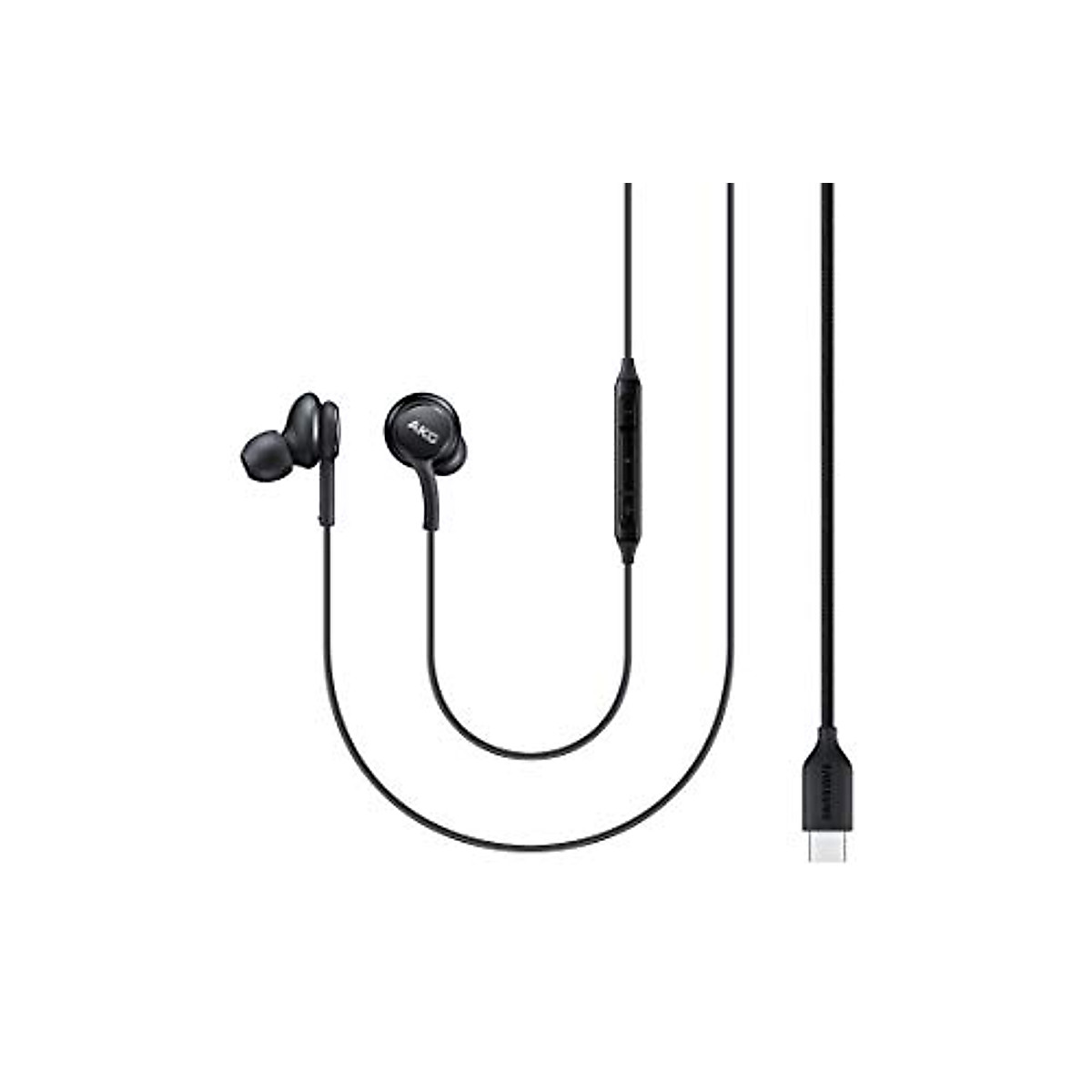 SAMSUNG EO-IC100 USB Type-C Earphone, Sound by AKG, Black