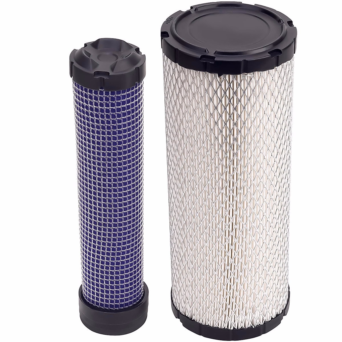 AWSZH M131802 Inner Outer Air Filter Cleaner Replace For 25 083 01-S 25 083 04-S Kohler Kawasaki 11013-7019 11013-7044 11013-7045 M131803 Kubota TA040-93220 TA040-93230 P822858 P821575 Lawn Mover