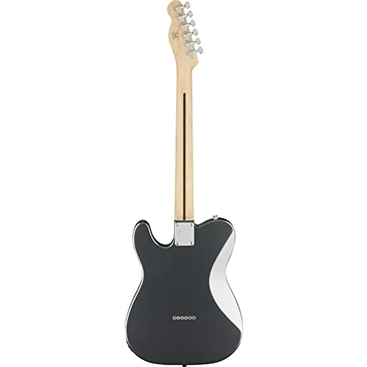 Squier Affinity Series Deluxe Telecaster Electric Guitar, with 2-Year Warranty, Charcoal Frost Metallic, Laurel Fingerboard