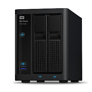 WD 8TB My Cloud Pro Series PR2100 Network Attached Storage - NAS - WDBBCL0080JBK-NESN