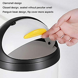 LSNLNN Waste Bin,Trash Can with Lid Creative Cartoon Desktop Storage Garbage Container Bin for Kitchen Living Room Outdoor Indoor Waste Bin Garbage Disposal,14.178.46In,14.178.46In