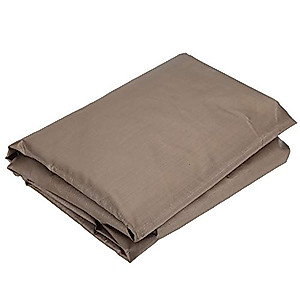 Swing Chair Cushion Cover, 3 Seat Outdoor Waterproof Swing Seat Cushion Cover Swing Chair Protection Cover for Patio Courtyard Garden 60 x 20 x 20in(Brown)