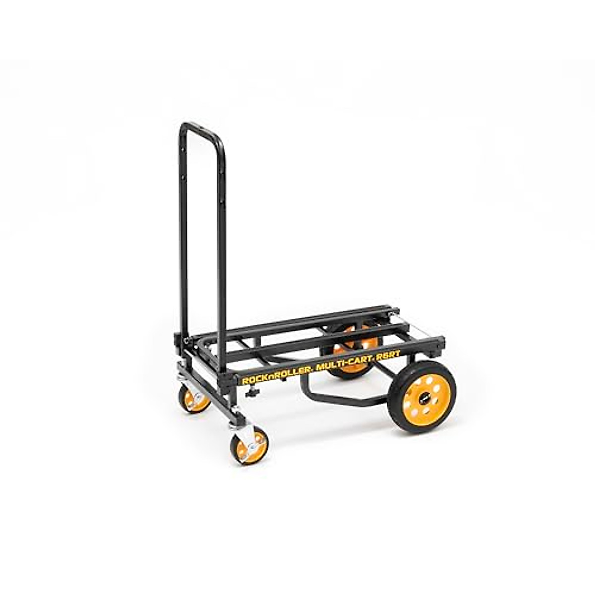 Rock-N-Roller R6RT (Mini) 8-in-1 Folding Multi-Cart/Hand Truck/Dolly/Platform Cart/29" to 42.5" Telescoping Frame/500 lbs. Load Capacity, Black