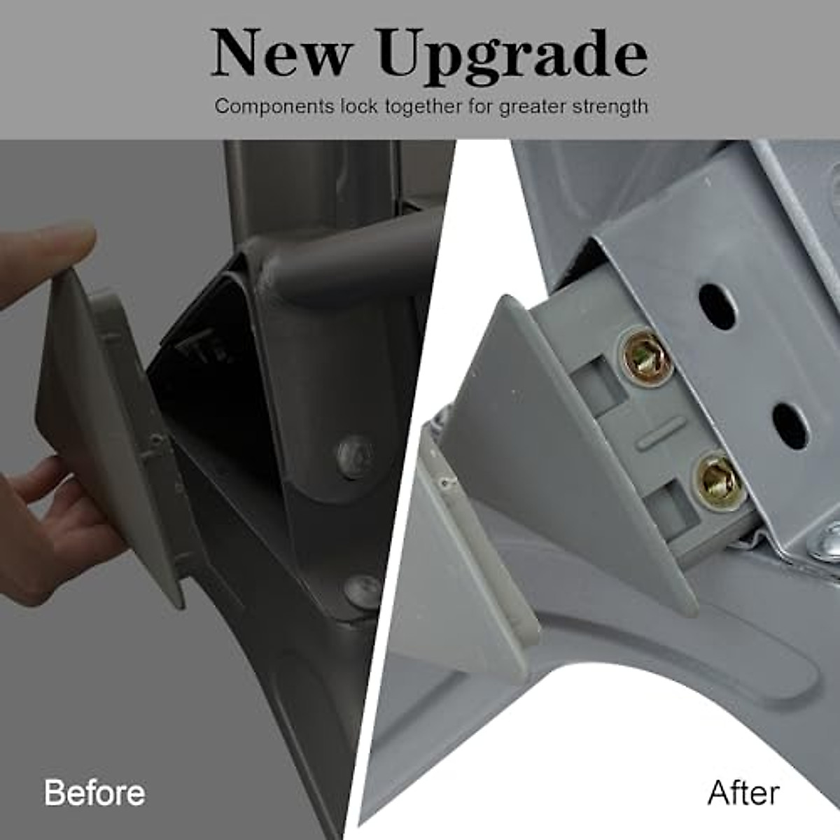 Kinfant 3-Seat Waiting Room Chair - Metal Waiting Area Bench Guest Reception Chairs with Armrests, PU Leather Waiting Room Furniture for Office, Airport, Black