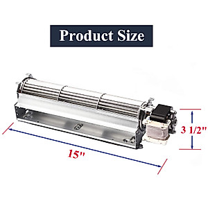 GA3750 GA3700 GA3750A GA3650 GA3650TB Fireplace Blower Kit for Desa BK BKT, FMI， Vanguard, Comfort Glow, Comfort Flame Fireplaces, Fireplace Blower Fan Kit for Desa Tech CHDV32NR Comfort Glow CHDV32NR