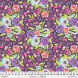 Moon Garden Fat Eighth Bundle (17 Pieces) by Tula Pink for Free Spirit 9 x 21 inches (22.86 cm x 53.34 cm) Fabric cuts DIY Quilt Fabric