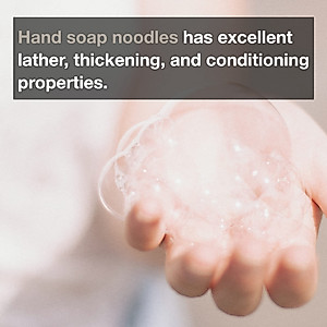 Sodium Cocoyl Isethionate Noodles by Soapeauty for Skin & Hair Care - SCI Natural Surfactant Used for Making Bubble Baths, Bath Bombs, Shampoo Bars (16 oz)