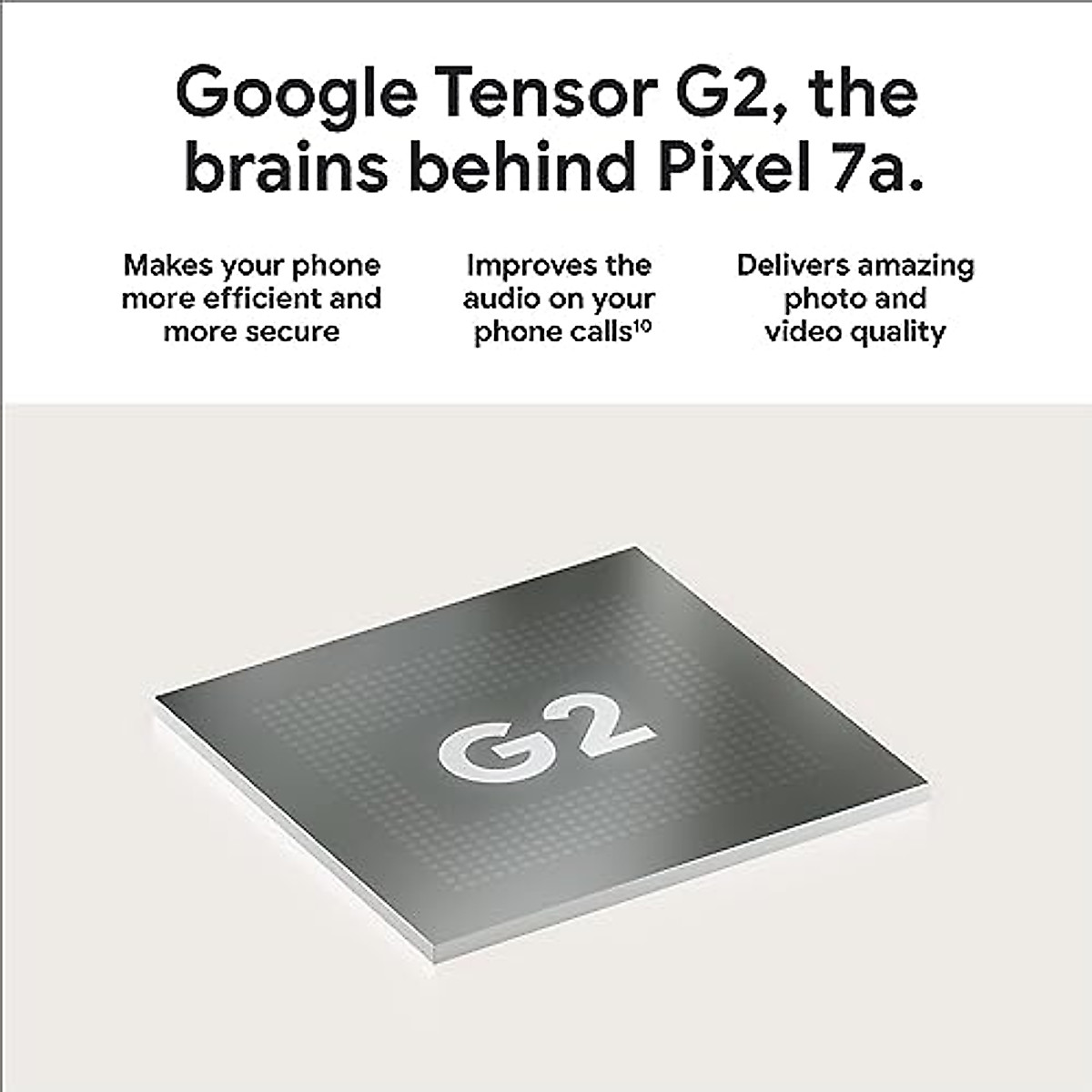 Google Pixel 7a - Unlocked Android Cell Phone - Smartphone with Wide Angle Lens and 24-Hour Battery - 128 GB – Charcoal